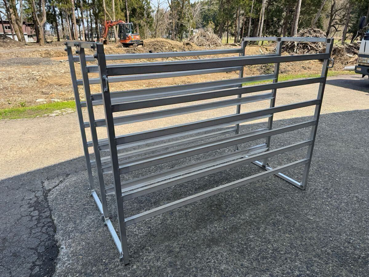 Yahoo!オークション - アルミ苗コンテナ KSL-60 アルミ苗棚 組み立て式...