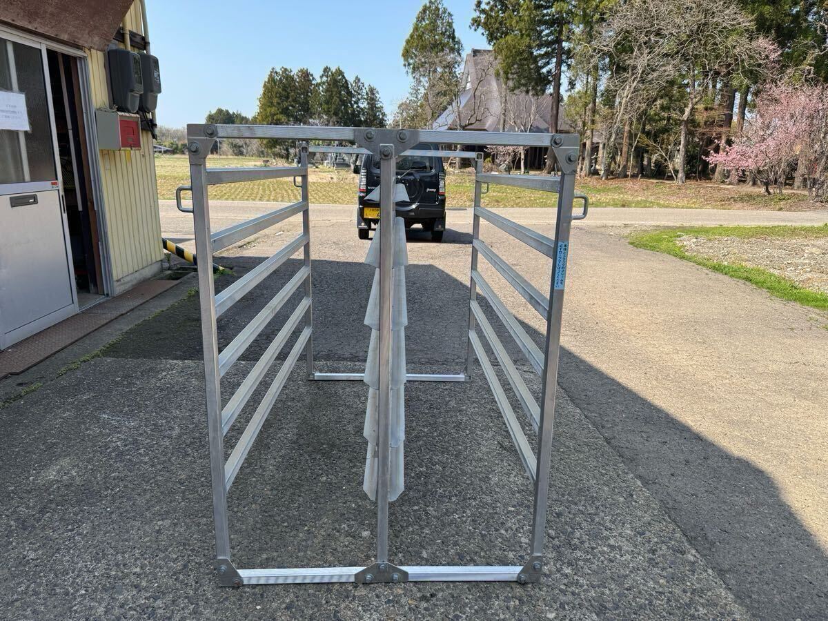 Yahoo!オークション - アルミ苗コンテナ KSL-60 アルミ苗棚 組み立て式...