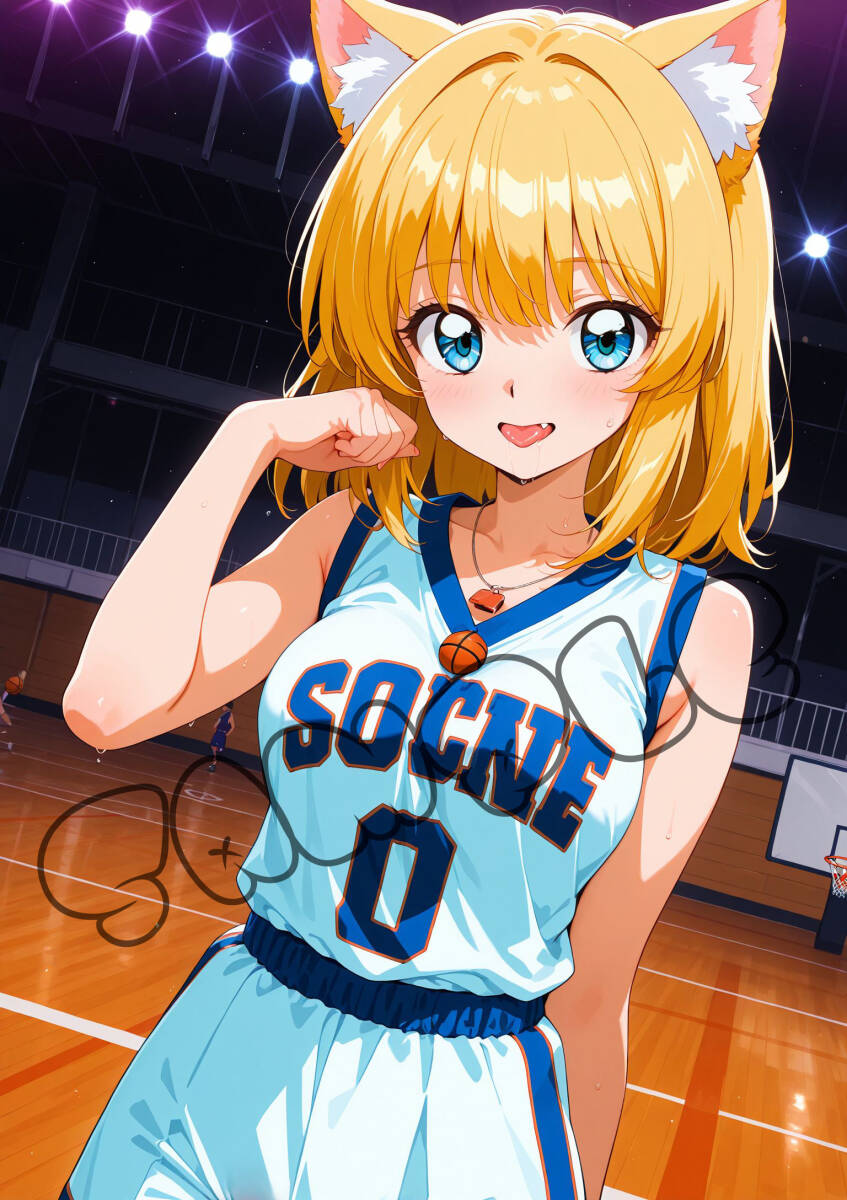 Yahoo!オークション - 1点物 かわいい アートポスター A4 イラスト AI...