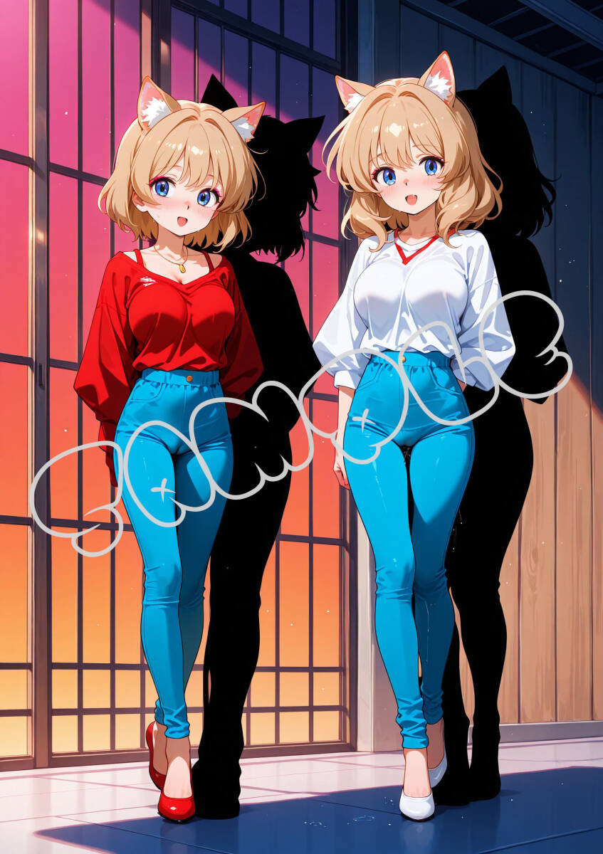 Yahoo!オークション - 1点物 可愛い 水着 アートポスター A4 イラスト...