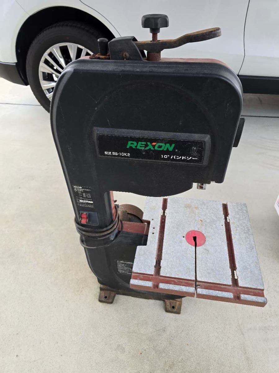 店頭引取OK/家財便OK REXON レクソン バンドソー BS-10K2 通電/エンジン始動確認済 ジャンク扱い(チェーンソー)｜売買されたオークション情報、yahooの商品情報をアーカイブ ...