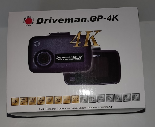 Yahoo!オークション - ドライブレコーダー Driveman GP-4K 高解像度4K...
