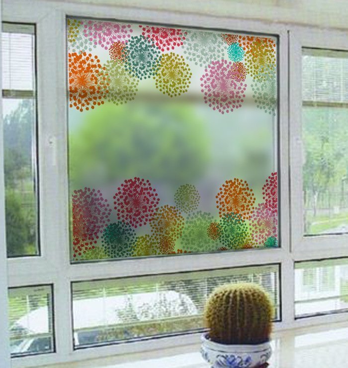 Yahoo!オークション - デザインガラスフィルム【半透明タイプG154】目...