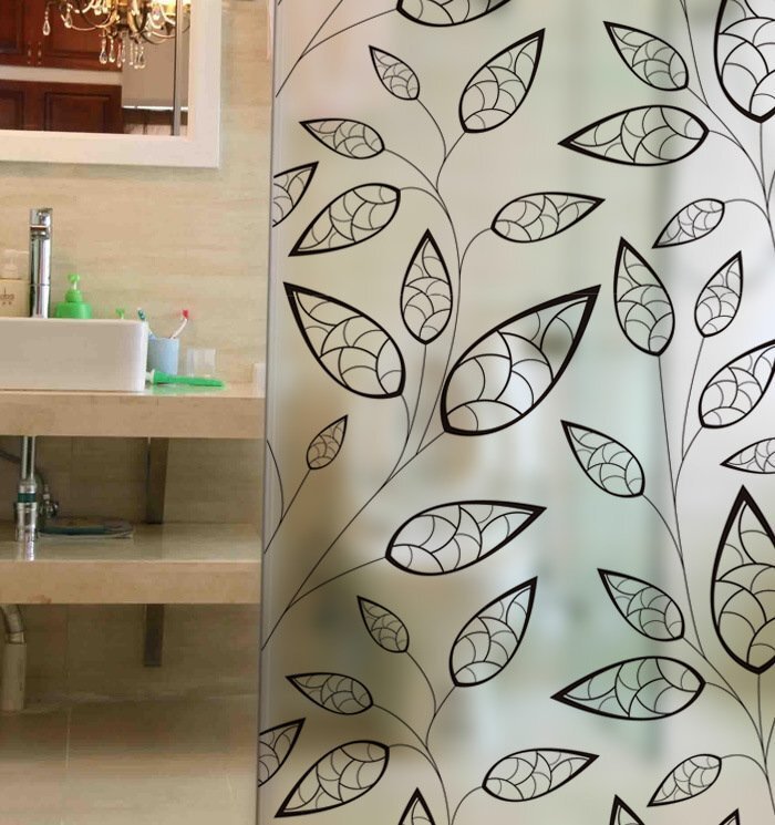 Yahoo!オークション - デザインガラスフィルム【半透明タイプG144】目...