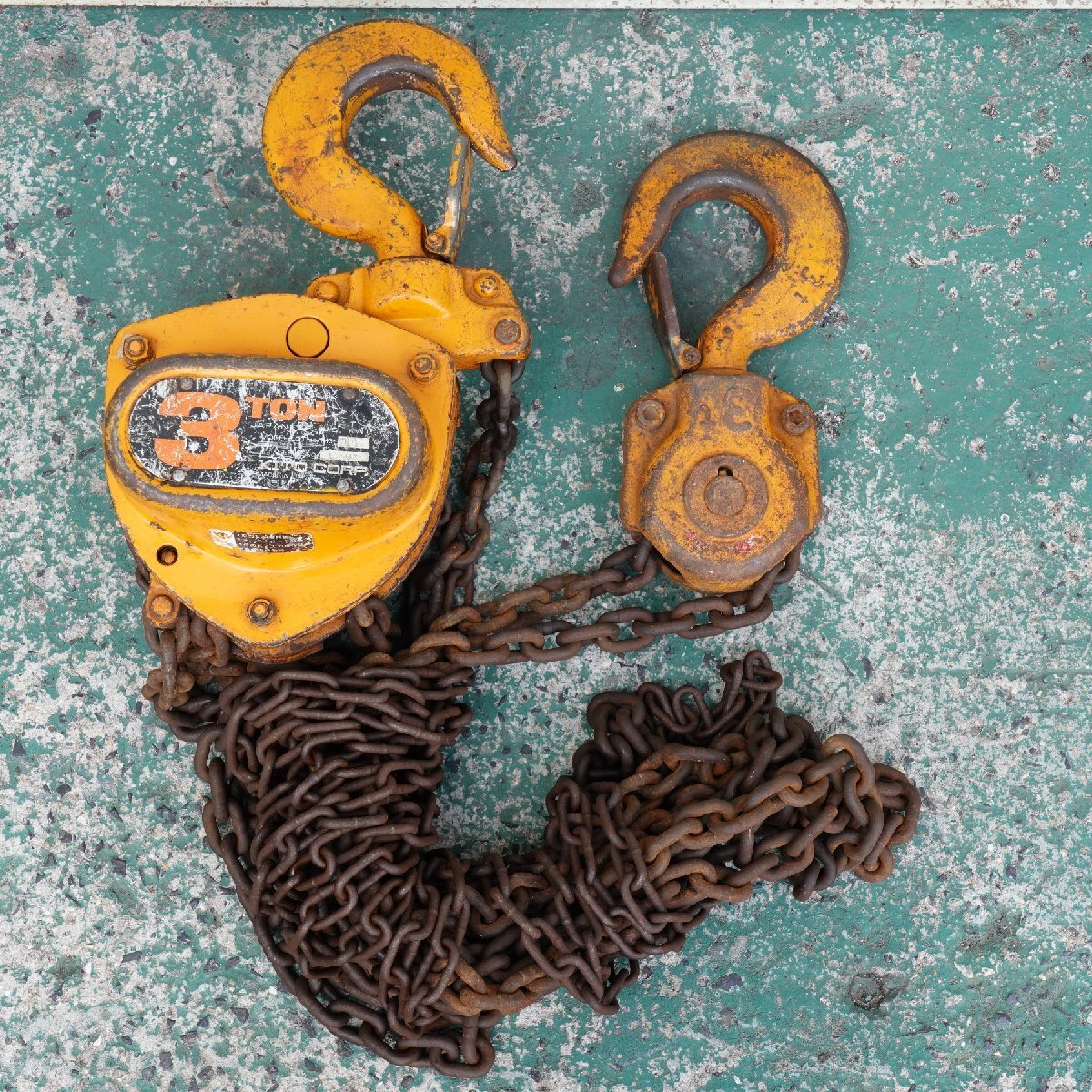 Yahoo!オークション - KITO キトー チェーンブロック M3形 3ton 3トン...