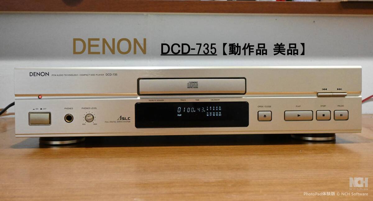 Yahoo!オークション - DENON DCD－735 【動作良好 美品】