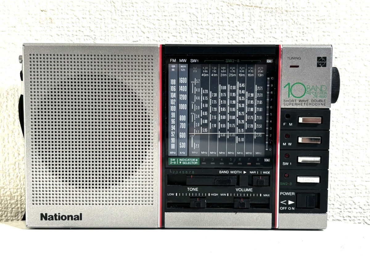 レア 逸品 National RF-B50 ナショナル アンティークラジオ 10BAND RECEIVER 昭和レトロ(アンティーク)｜売買されたオークション情報、yahooの商品情報を ...