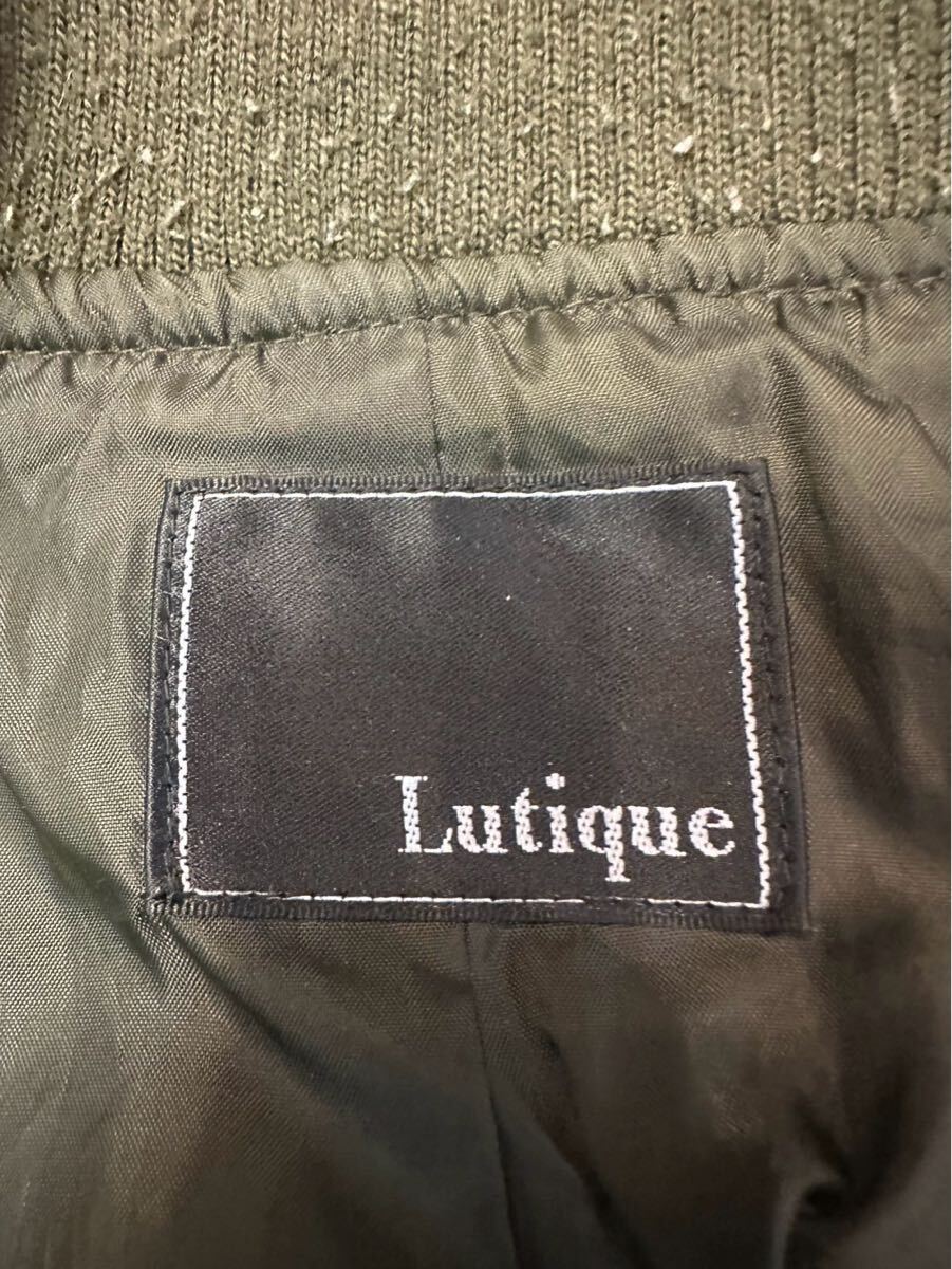 Yahoo!オークション - Lutique MA-1 フライトジャケット L カーキ ブル...