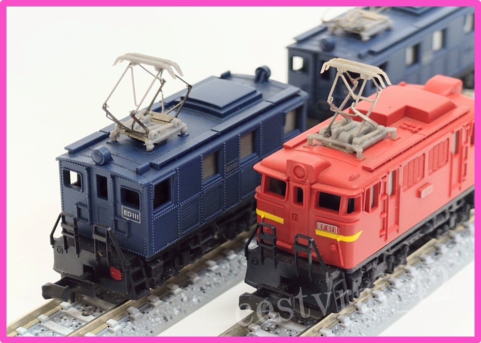 Yahoo!オークション - Nゲージ Cタイプロコ 7点まとめ 工事用凸 ED45 E...