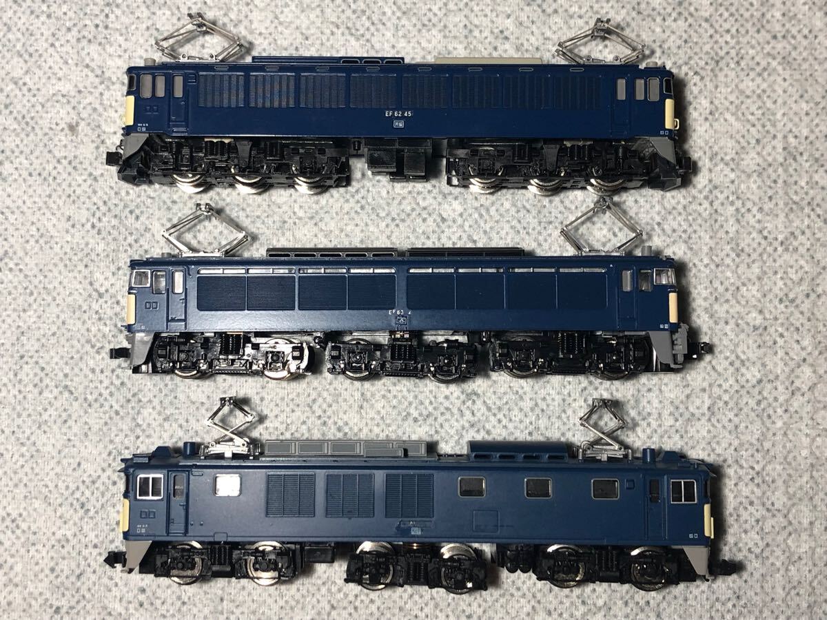 Yahoo!オークション - TOMIX ジャンク品 電気機関車 EF62 EF63 EF64-10...
