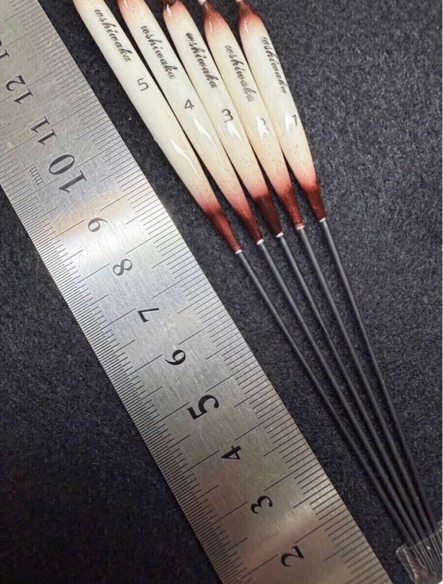 Yahoo!オークション - F38 うし若 羽根へら浮き 中細パイプトップ 5本...