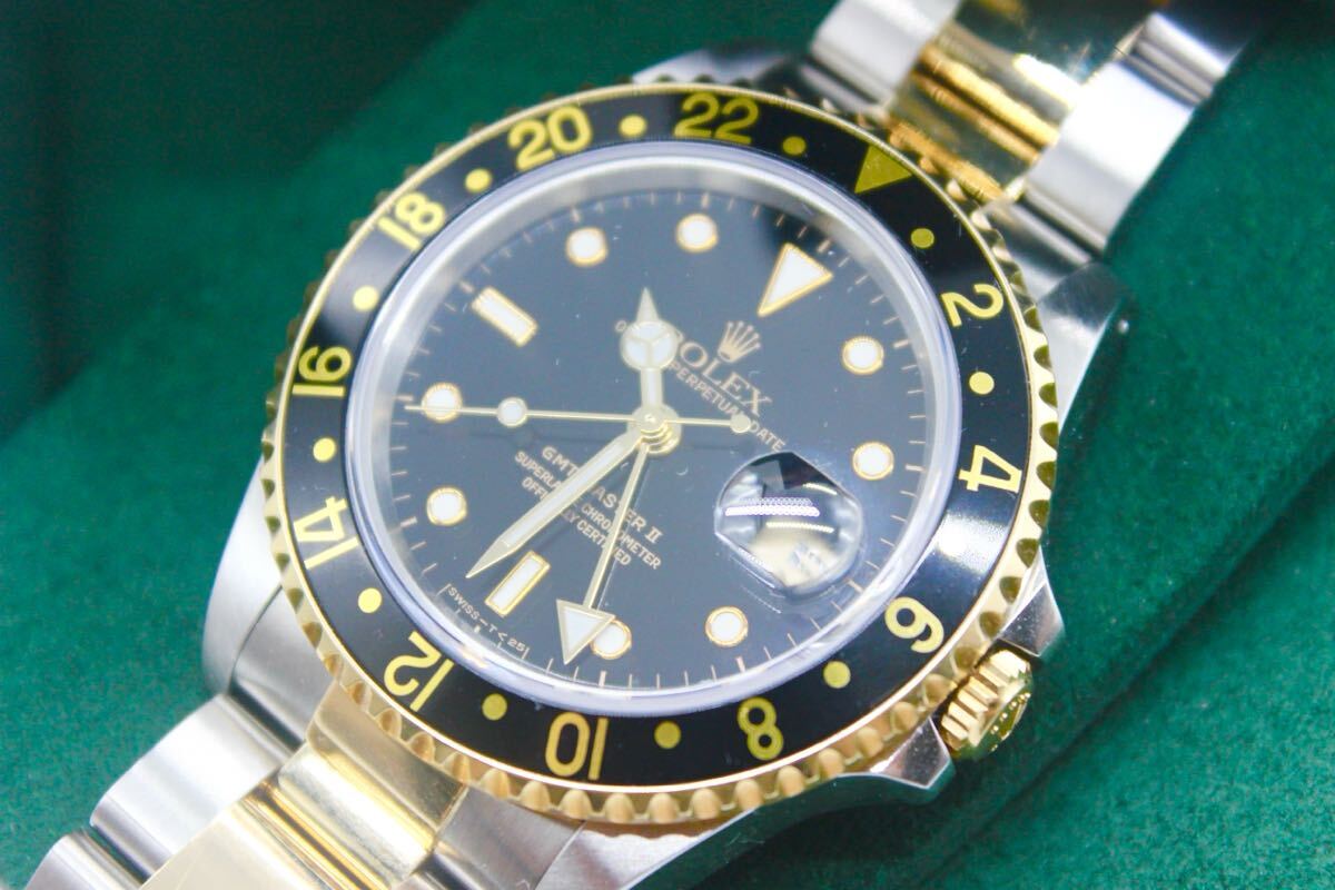 Yahoo!オークション - ロレックス GMT 16713 オーバーホール済み 稼働...