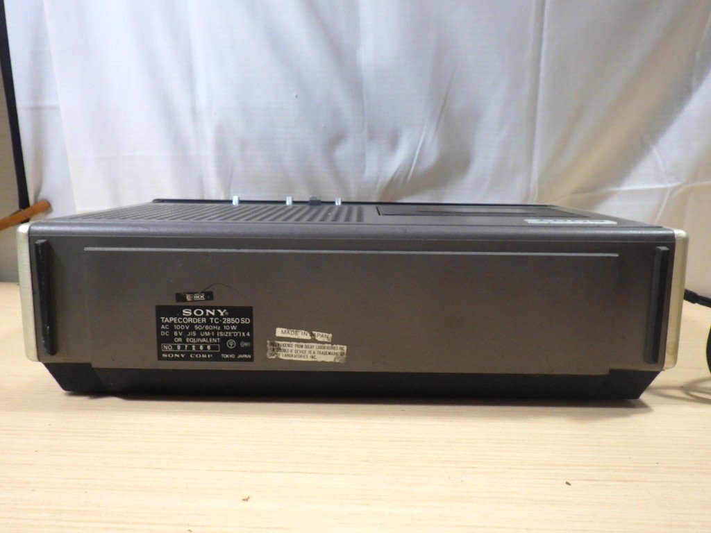 Yahoo!オークション - 680 SONY TC-2850SD カセットデンスケ カセット...