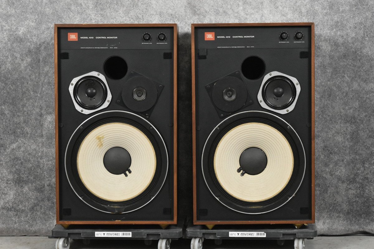 Yahoo!オークション - 【J】JBL 4312 CONTROL MONITOR スピーカーペア ...