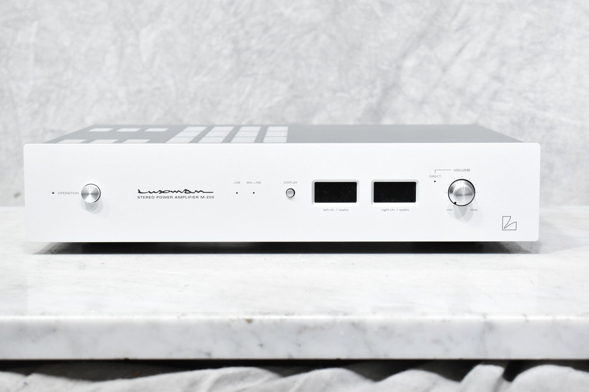 Yahoo!オークション - 【J】LUXMAN M-200 ステレオパワーアンプ ラック...