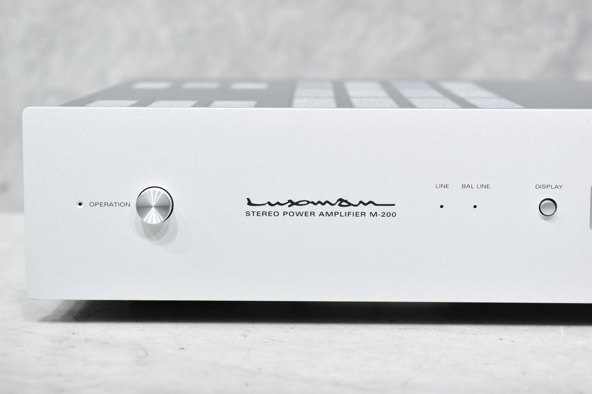 Yahoo!オークション - 【J】LUXMAN M-200 ステレオパワーアンプ ラック...