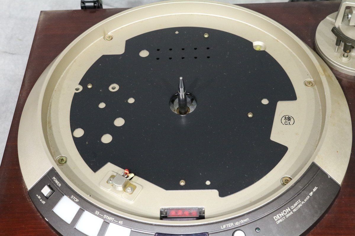 Yahoo!オークション - 【J】DENON DP-60L ターンテーブル レコードプレ...
