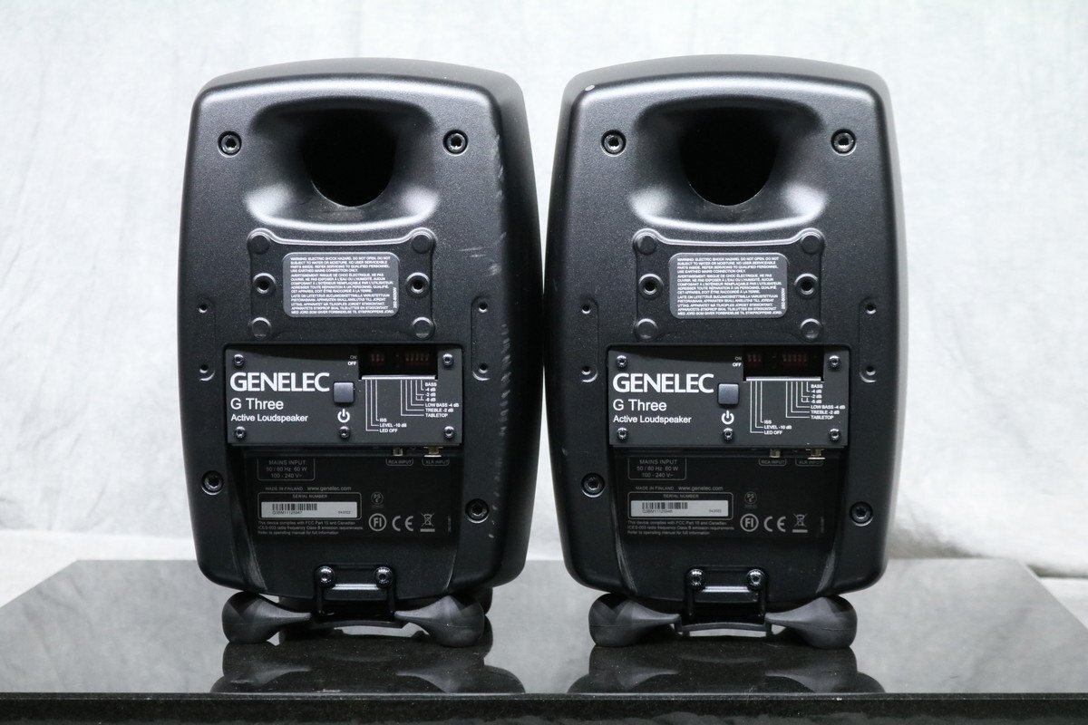 Yahoo!オークション - 【B】GENELEC G Three アクティブスピーカーペア...
