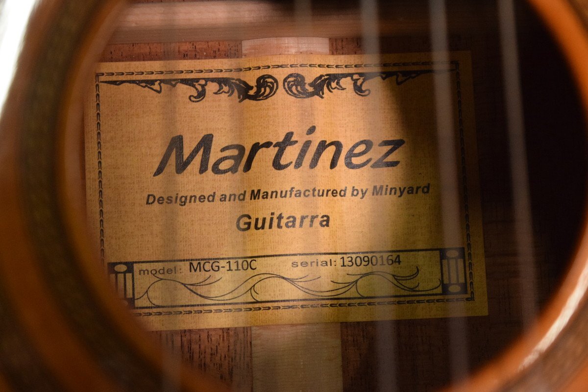 Yahoo!オークション - 【G】Martinez MCG-110C クラシックギター マル...