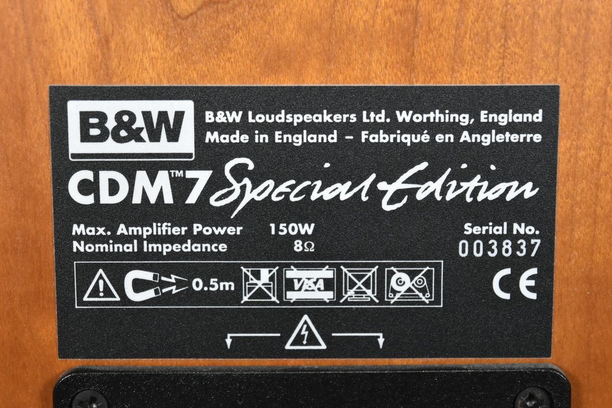Yahoo!オークション - 【C】B&W CDM7NT トールボーイスピーカーペア 30...