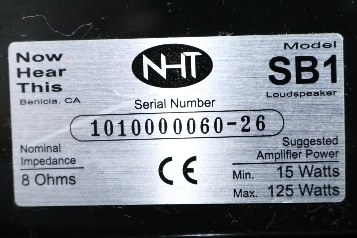 Yahoo!オークション - 【C】NHT SB1 スピーカーペア 3052113