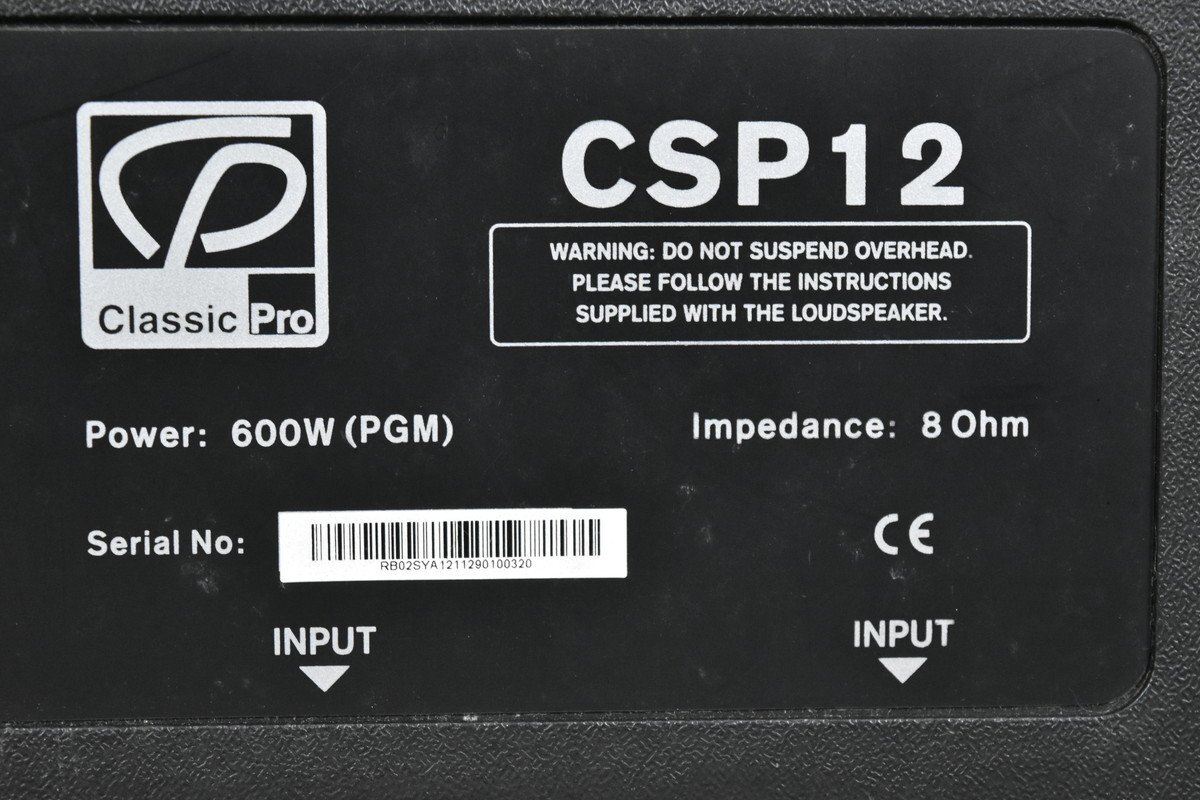 Yahoo!オークション - 【C】CLASSIC PRO CSP12 スピーカーペア クラシ...