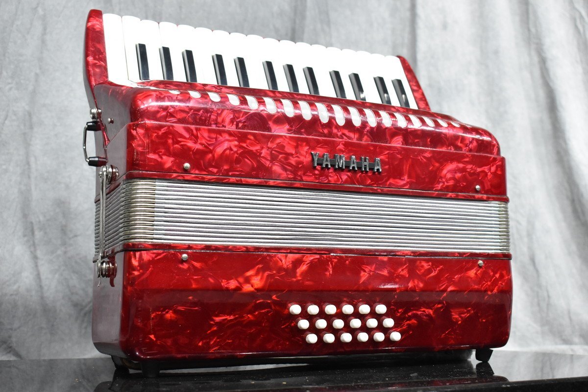 Yahoo!オークション - 【C】YAMAHA 8905 アコーディオン ヤマハ 30鍵 3...