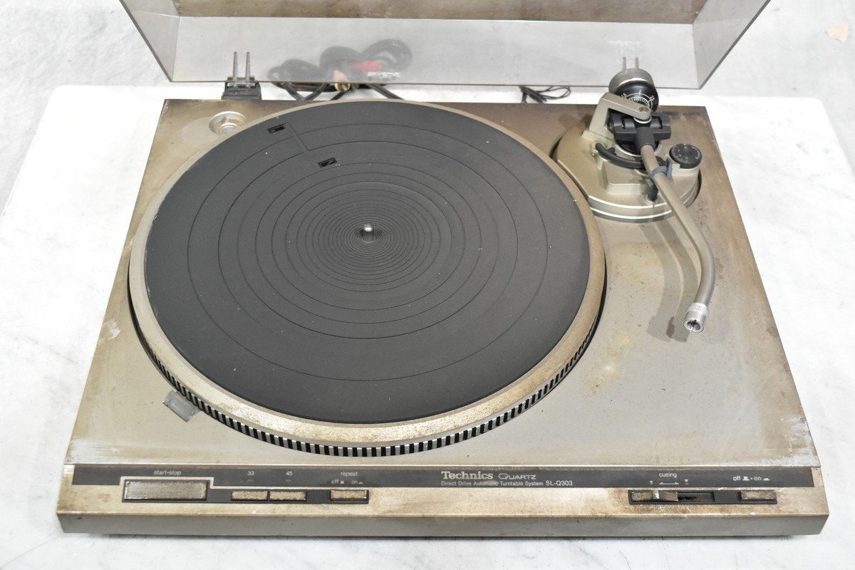 Yahoo!オークション - 【J】Technics SL-Q303 ターンテーブル レコード...