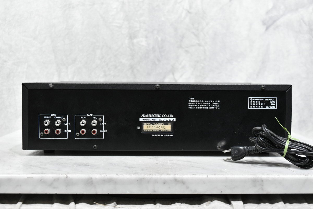 Yahoo!オークション - 【D】AKAI EA-G90 グラフィックイコライザー ア...