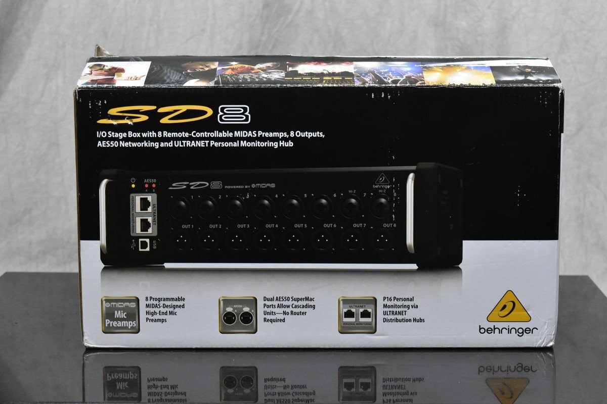 Yahoo!オークション - 【G】BEHRINGER SD8 デジタルステージボックス 3...