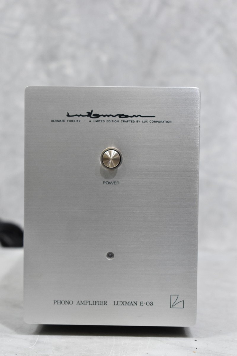 Yahoo!オークション - 【C】LUXMAN E-03 フォノアンプ フォノイコライ...
