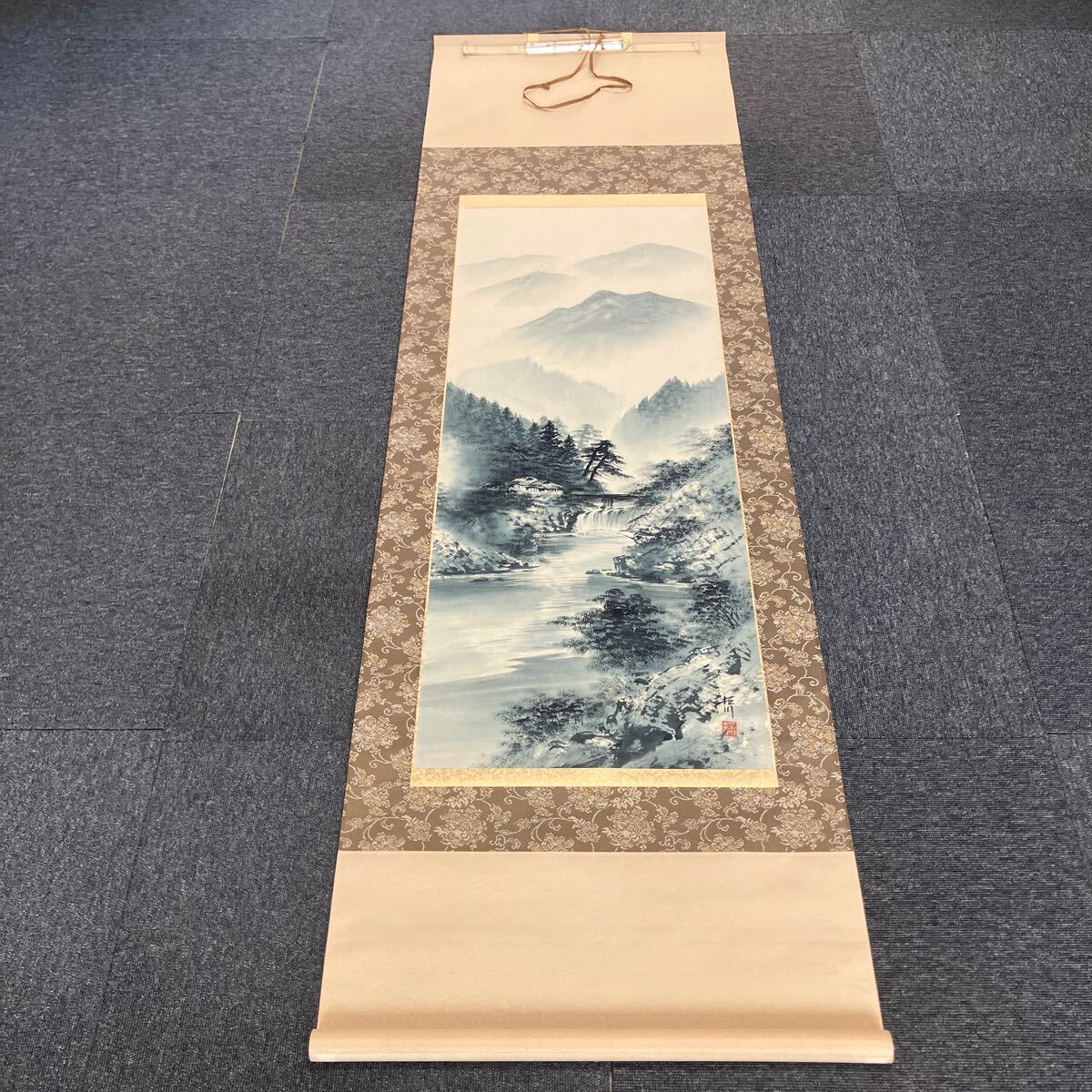 Yahoo!オークション - 【模写】掛軸 拓川 絹本 箱無 同梱可能 No.3369