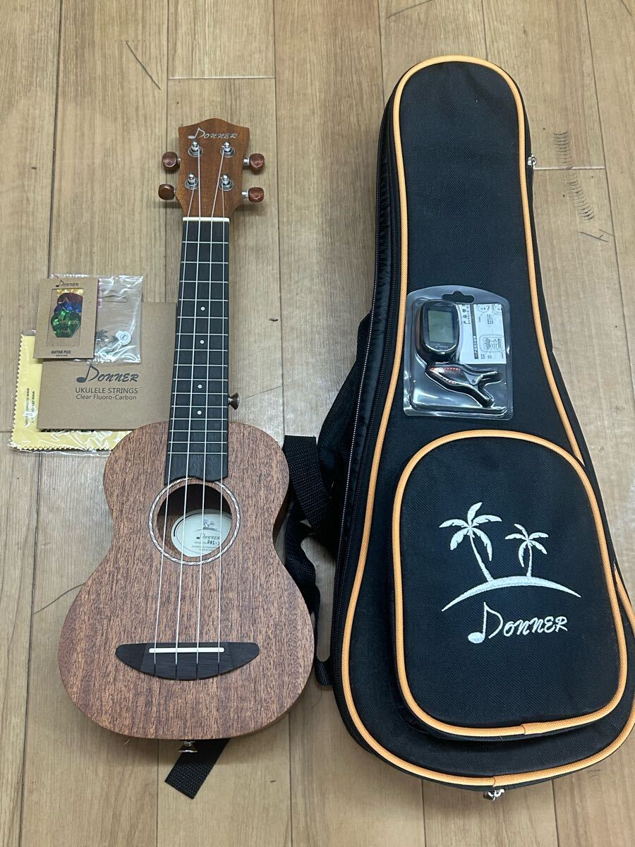 Yahoo!オークション - Donner ウクレレ DUS-1 ケース＆チューナー ピッ...