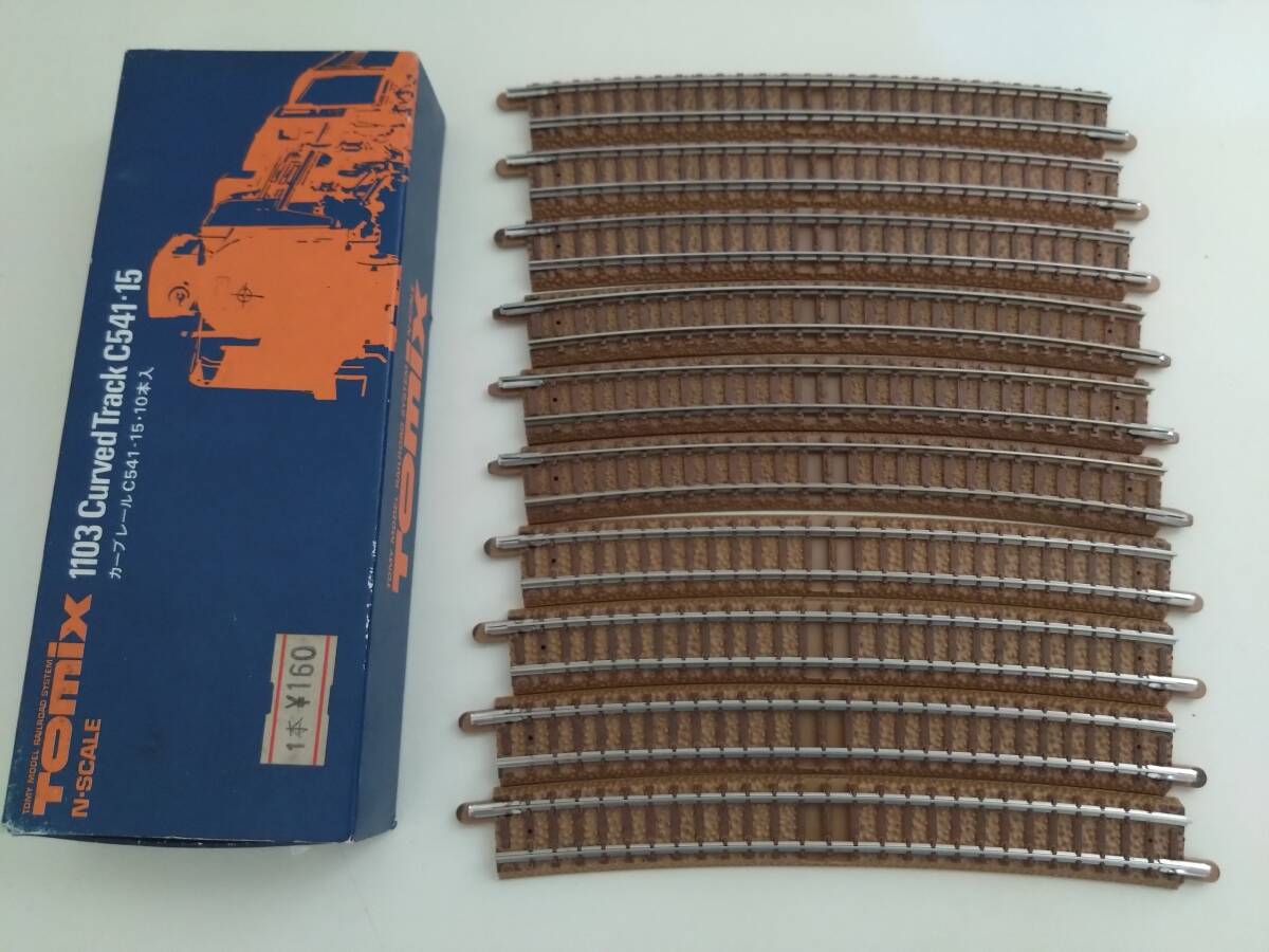 Yahoo!オークション - TOMIX 1103 カーブレールC541-15・10本入