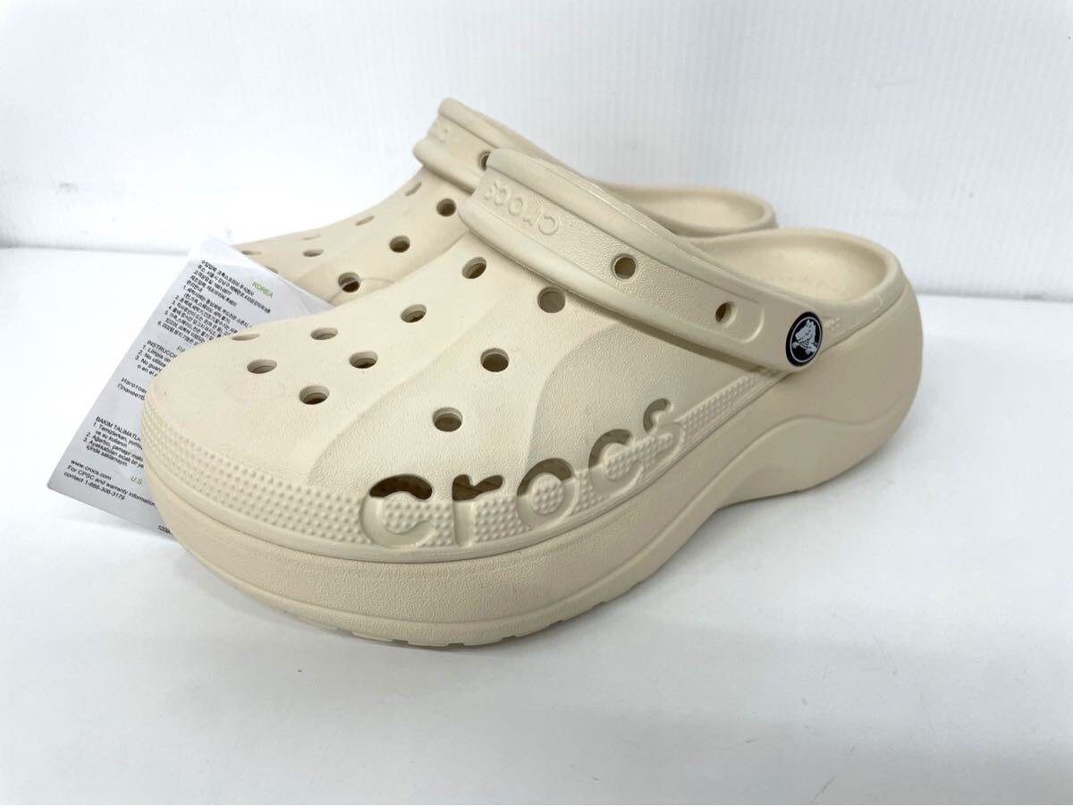 Yahoo!オークション - crocs クロックス 厚底 BAYA サンダル W9 25cm ...