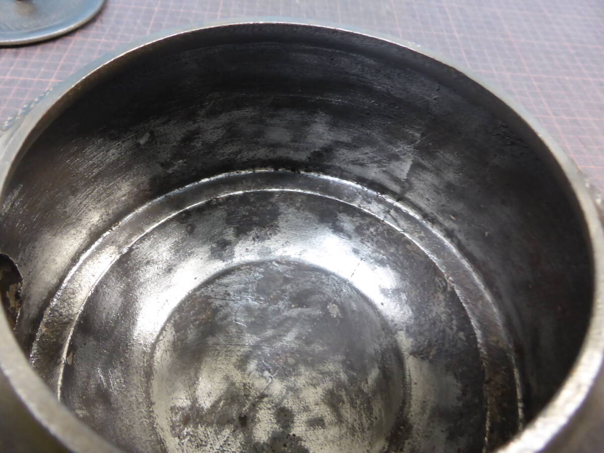 Yahoo!オークション - 014「齋峰」南部鉄瓶 満水2400mL 重さ2376g 水...