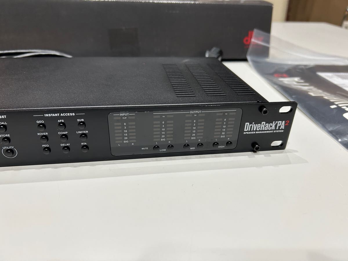 Yahoo!オークション - 【美品 動作確認済】dbx DriveRack PA2 チャンネ...
