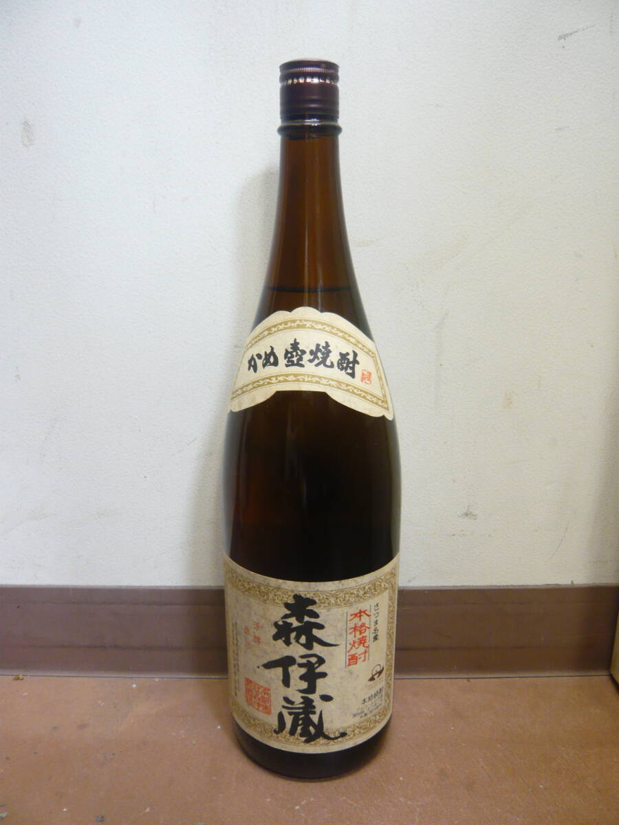 Yahoo!オークション - ＃38843 【未開栓】 プレミア焼酎 森伊蔵 1800m...
