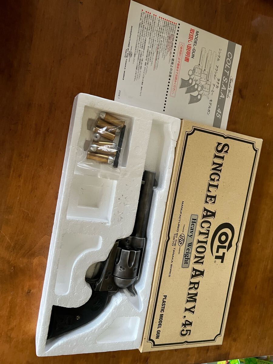 Yahoo!オークション - タナカ COLT SAA HW樹脂製 4-3/4inch シビリアン...