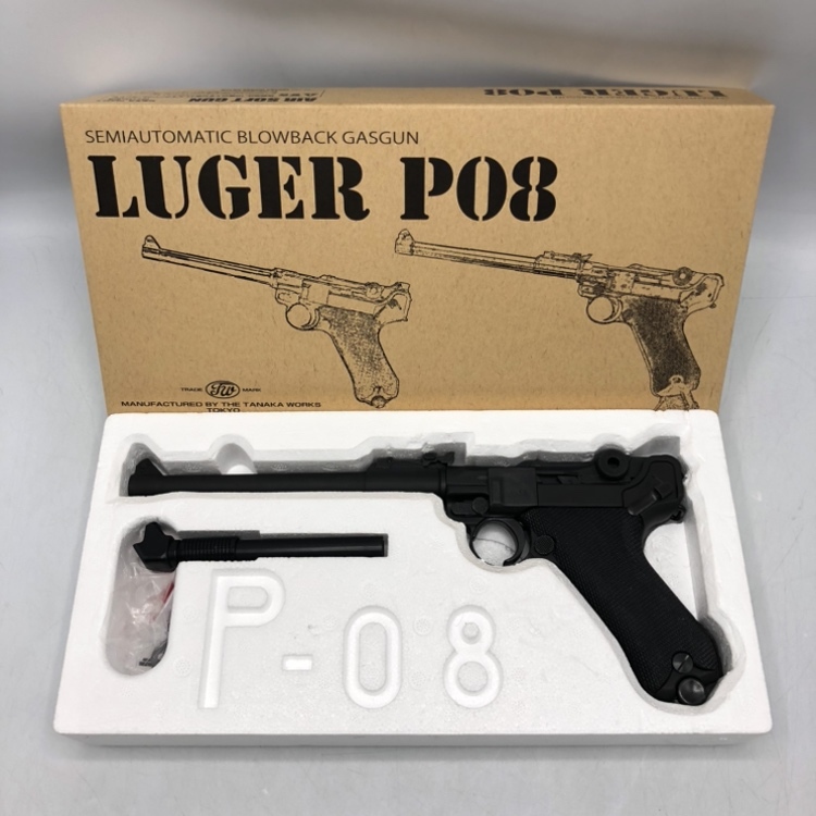 Yahoo!オークション - 18歳以上 タナカワークス ガスガン ルガー P08 8...