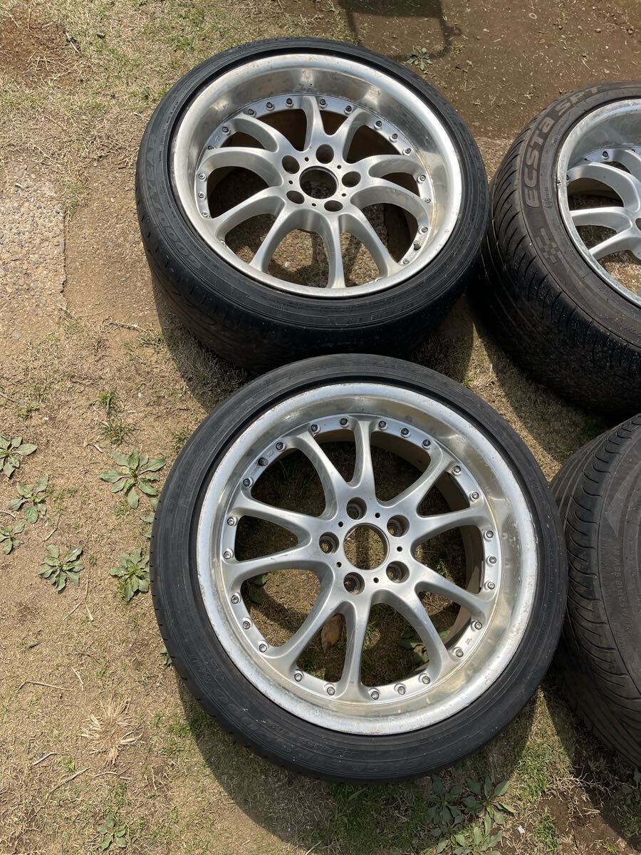 Yahoo!オークション - 1336 VRS 18 8.5J off +35 2本 18 9.5J オフセッ...