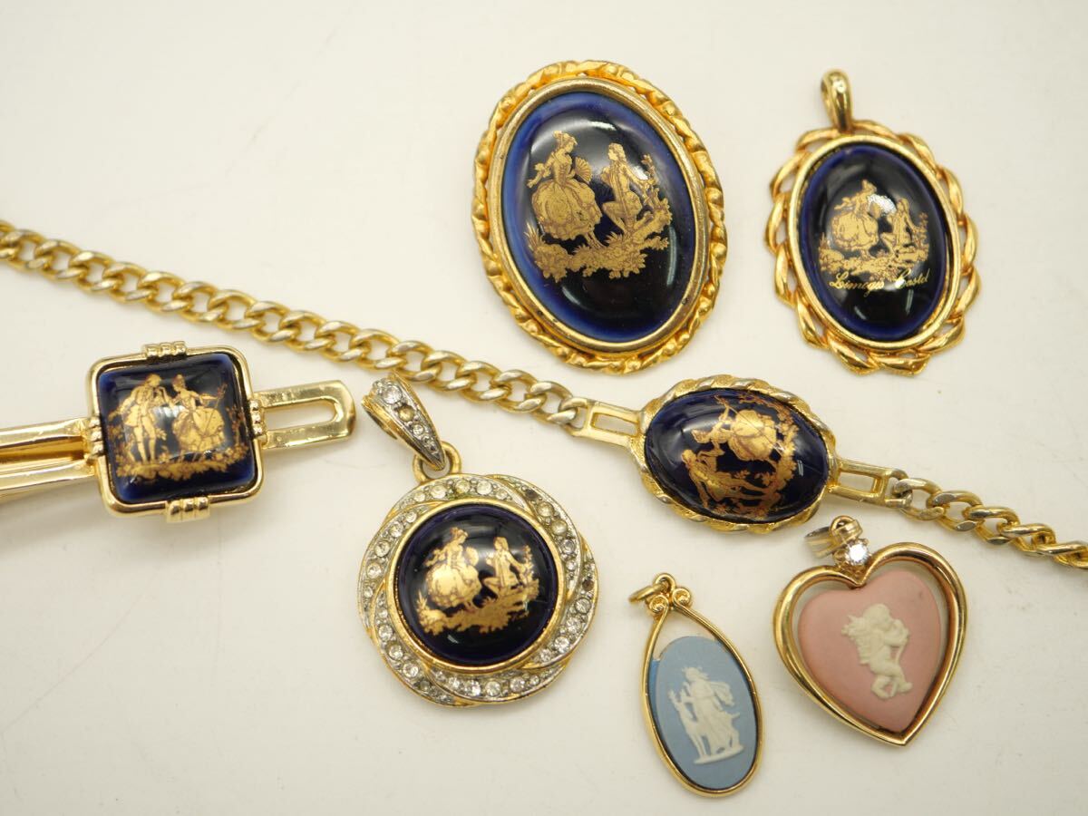C34 WEDG WOOD ウェッジウッド LIMOGES リモージュ ペンダントトップ など ヴィンテージ アクセサリー 大量 まとめ売り まとめ TIA(ペンダントトップ、チャーム)｜売買 ...