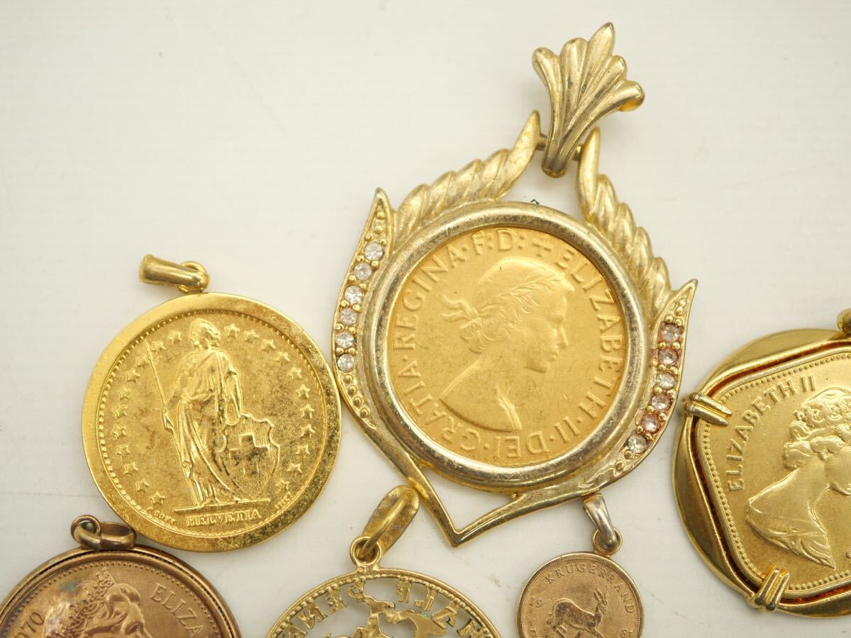 Yahoo!オークション - 【D49】コイントップ エリザベス など ペンダン...