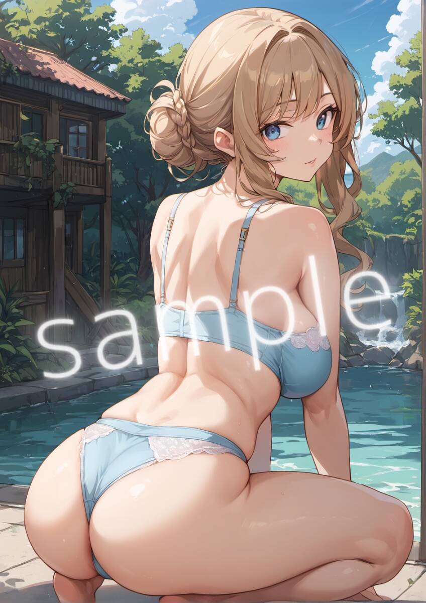 Yahoo!オークション - M128 AIアート A4ポスター セクシー 美少女イラ...