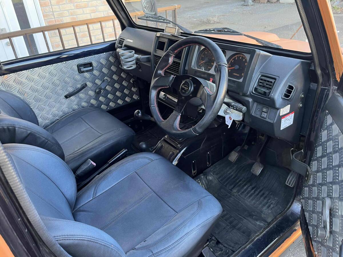 Yahoo!オークション - JA11 ジムニー 5MT リフトアップ公認車検OK タイ...