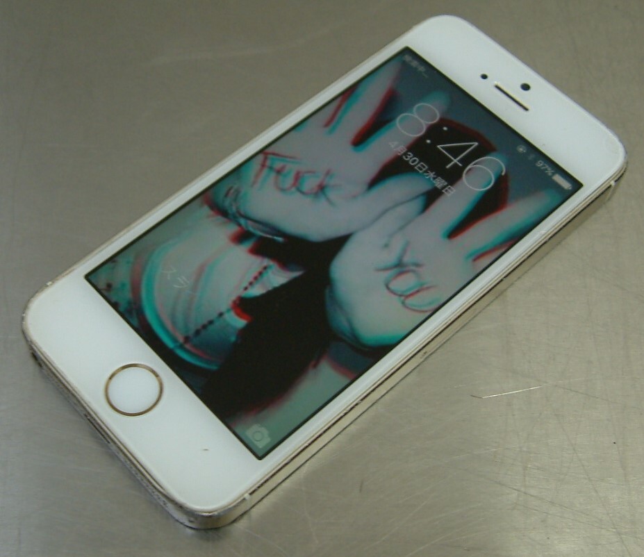 Yahoo!オークション - iPhone5s A1453 本体 ケーブル