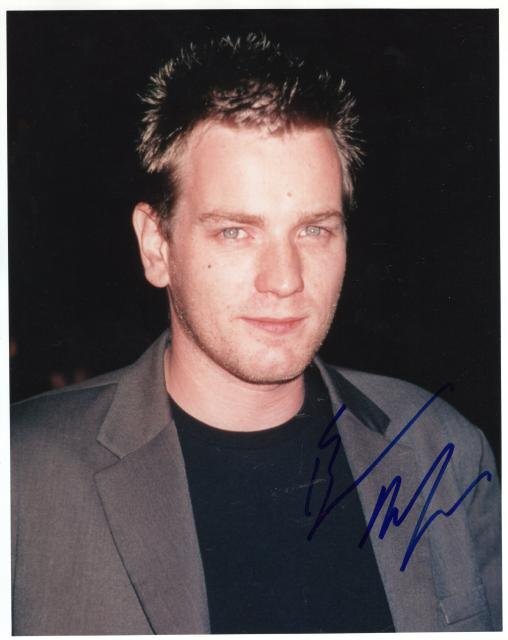 Yahoo!オークション - 【UACCRD】ユアンマクレガー直筆サイン スター・...