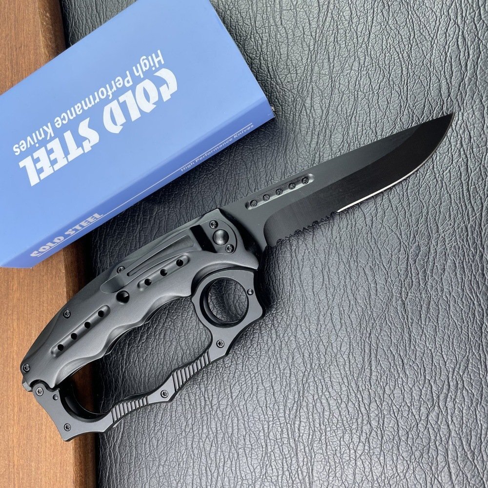 Yahoo!オークション - 重量感200g 超高品質 刃厚3mm ブラック 折りたた...