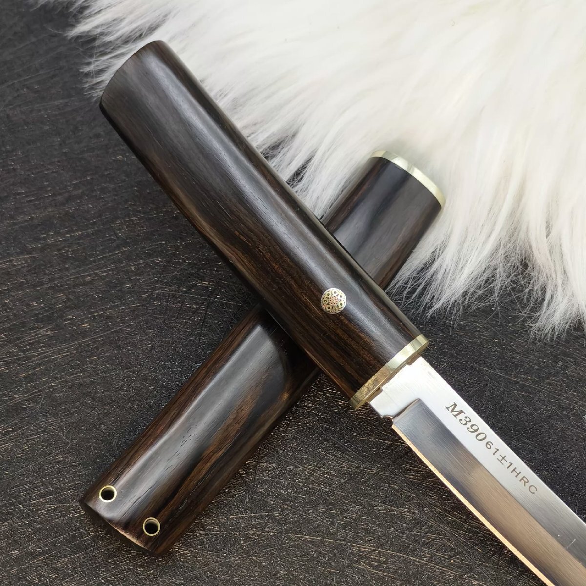 Yahoo!オークション - M390 超高品質 ハンティング サバイバルナイフ ...