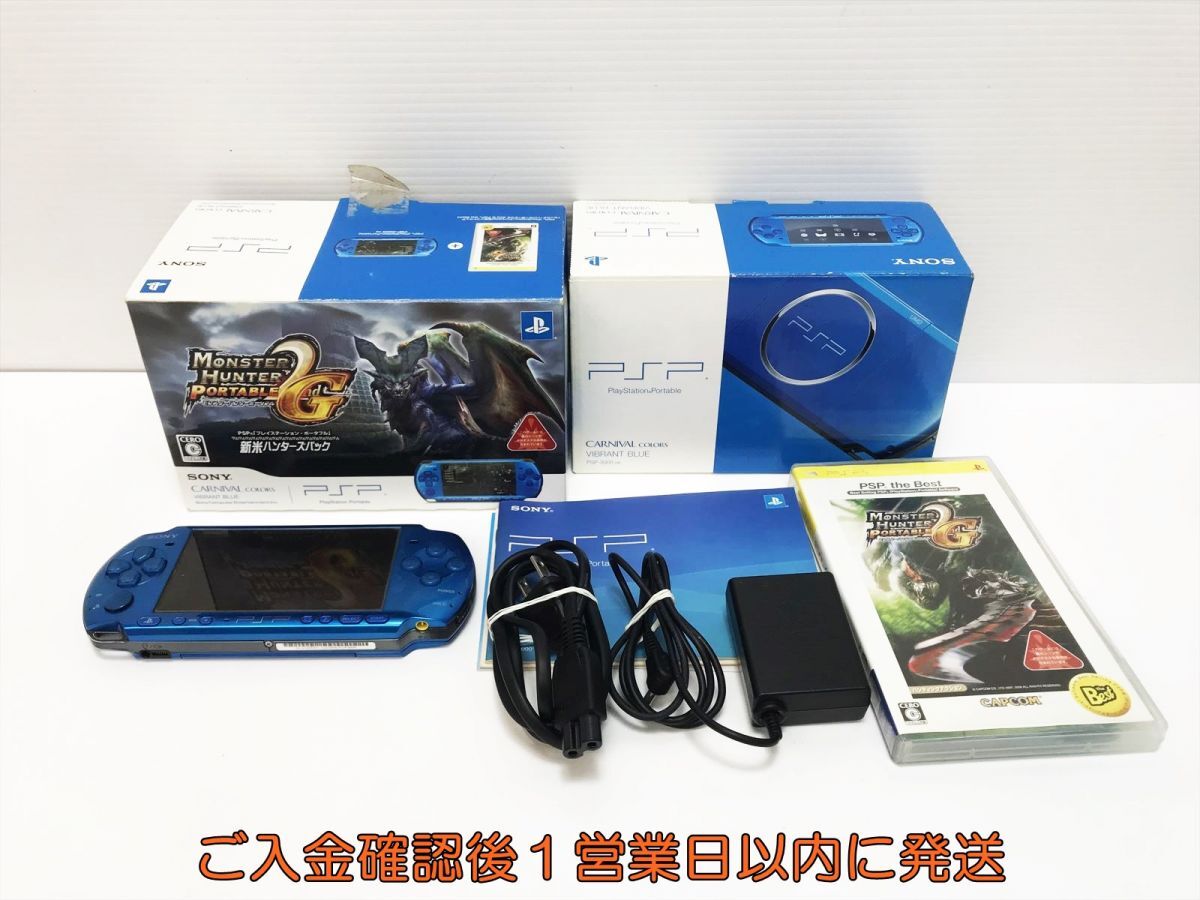 Yahoo!オークション - PSP 本体 モンスターハンターポータブル 2G 新米...